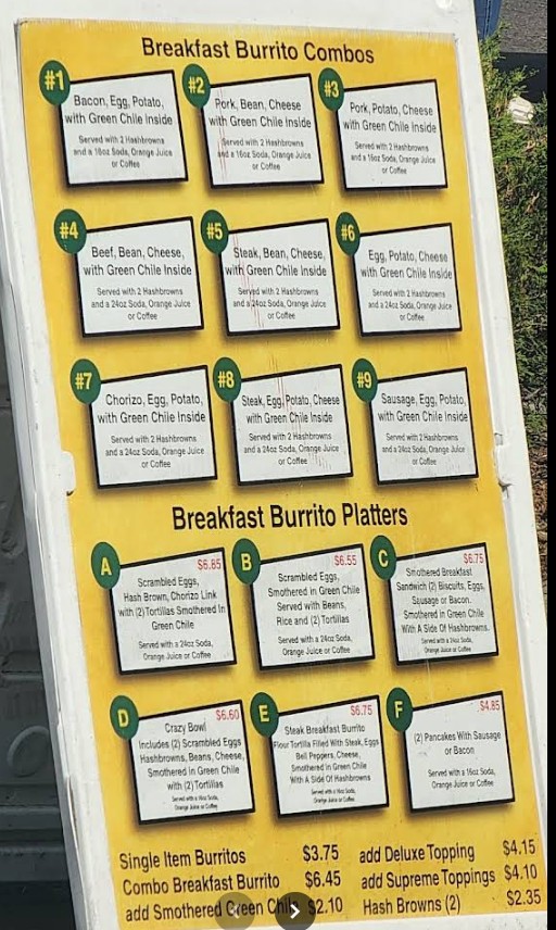Consuelo's Express Menu in Fort Collins - Authentic & Affordable ...